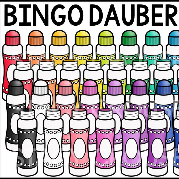 Bingo Dabbers Svg - Etsy