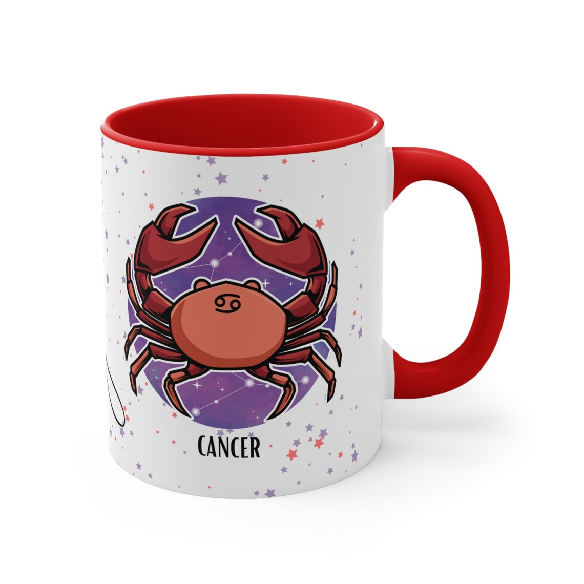 Cancer Coffee Mug Personalized With Name, Zodiac Gift for Him, Zodiac ...