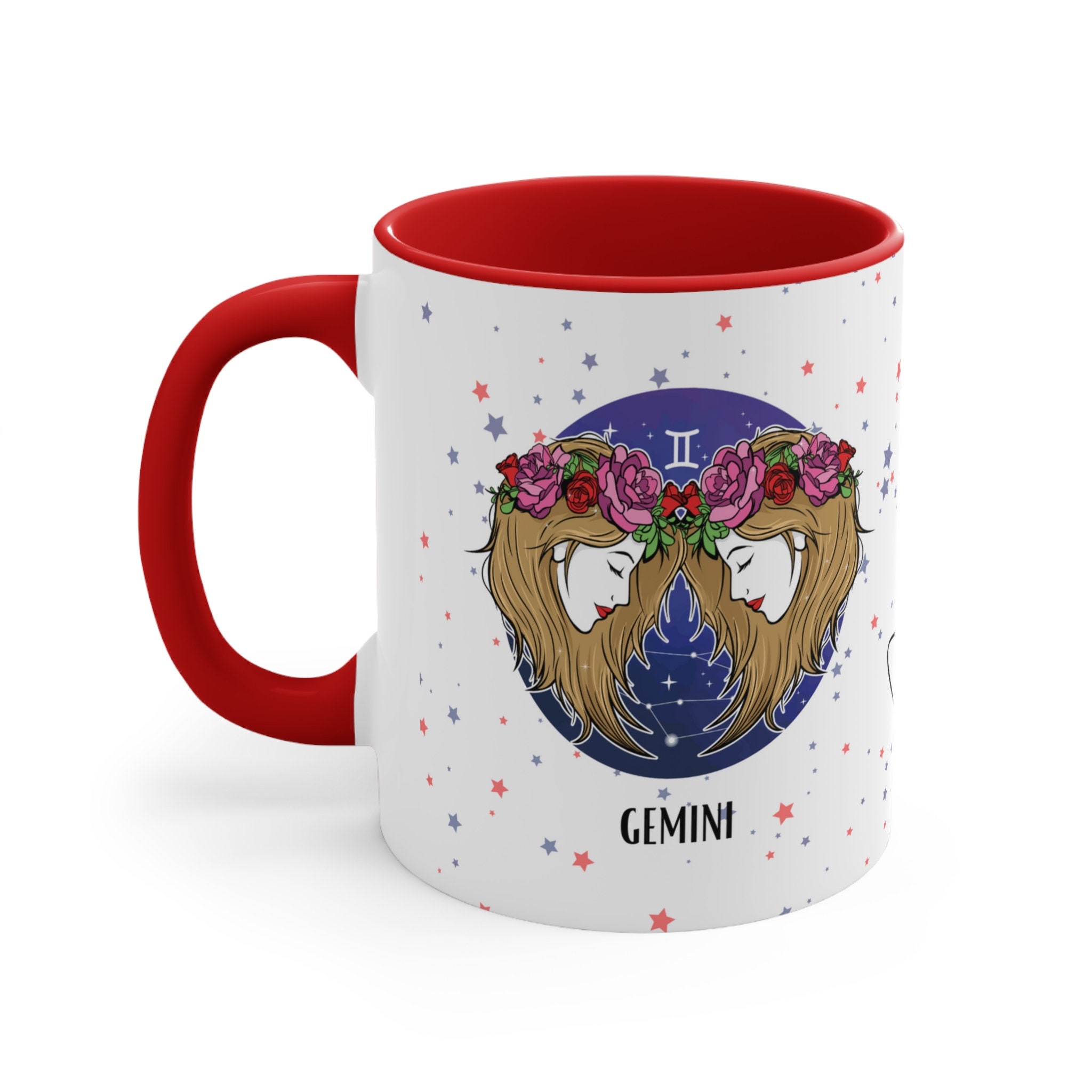 Gemini Coffee Mug Personalized With Name, Zodiac Gift for Him, Zodiac ...