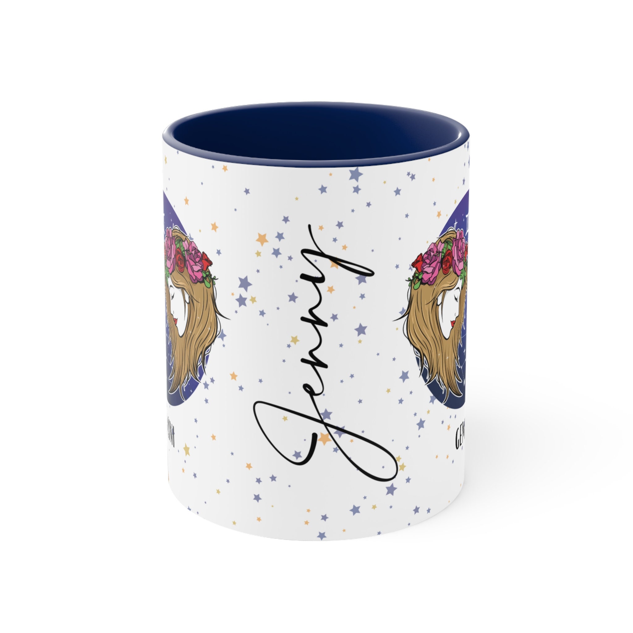 Gemini Coffee Mug Personalized With Name, Zodiac Gift for Him, Zodiac ...