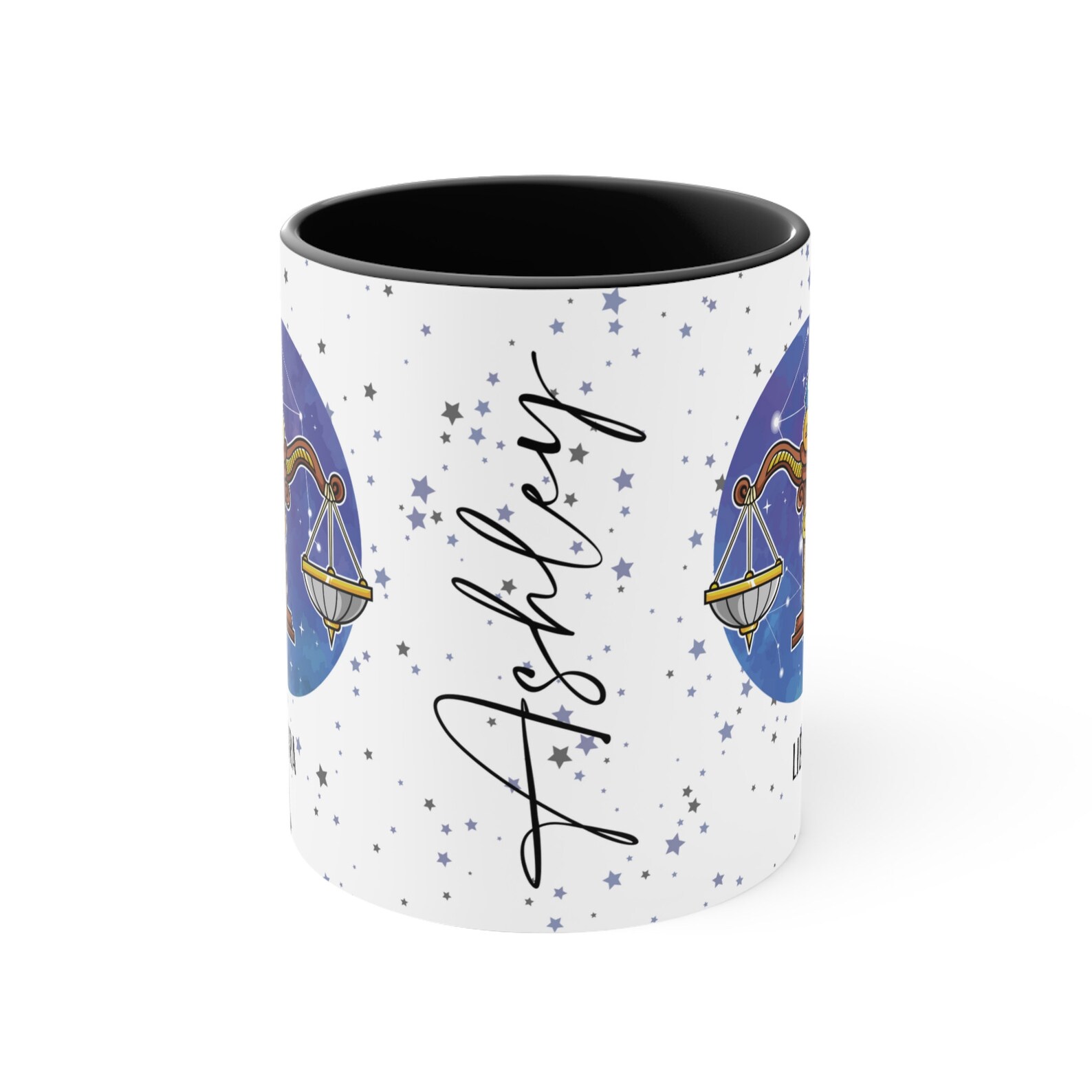 Libra Coffee Mug Personalized With Name, Zodiac Gift for Him, Zodiac ...