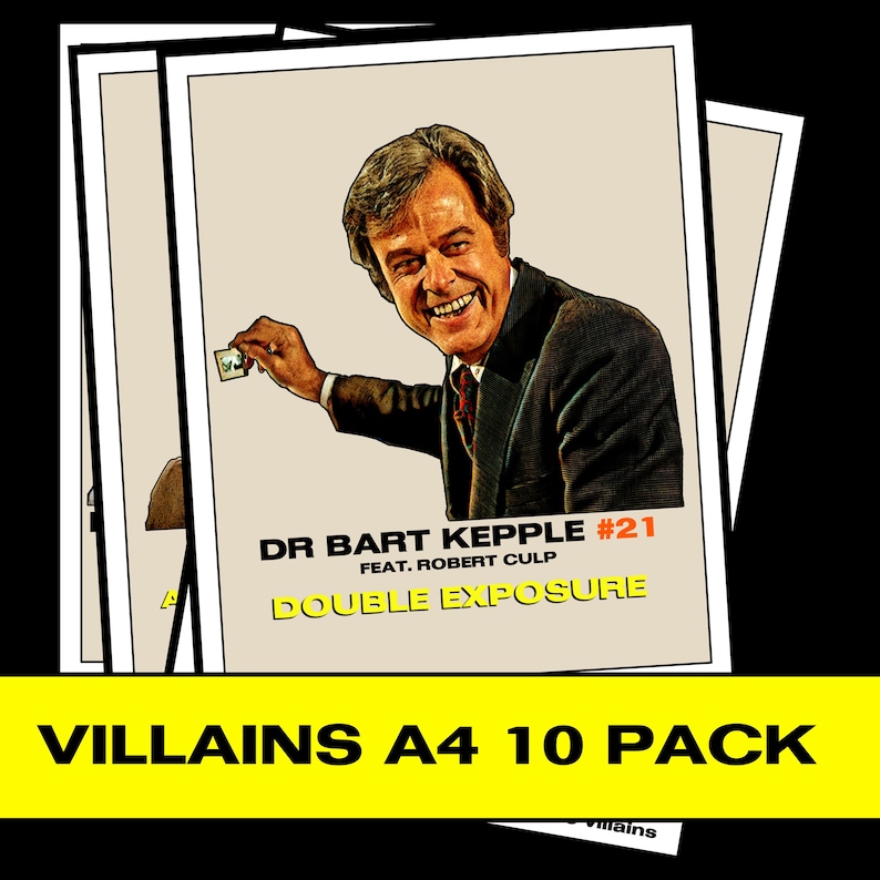 Columbo Villains: A4 - Choose Any 10 - Etsy