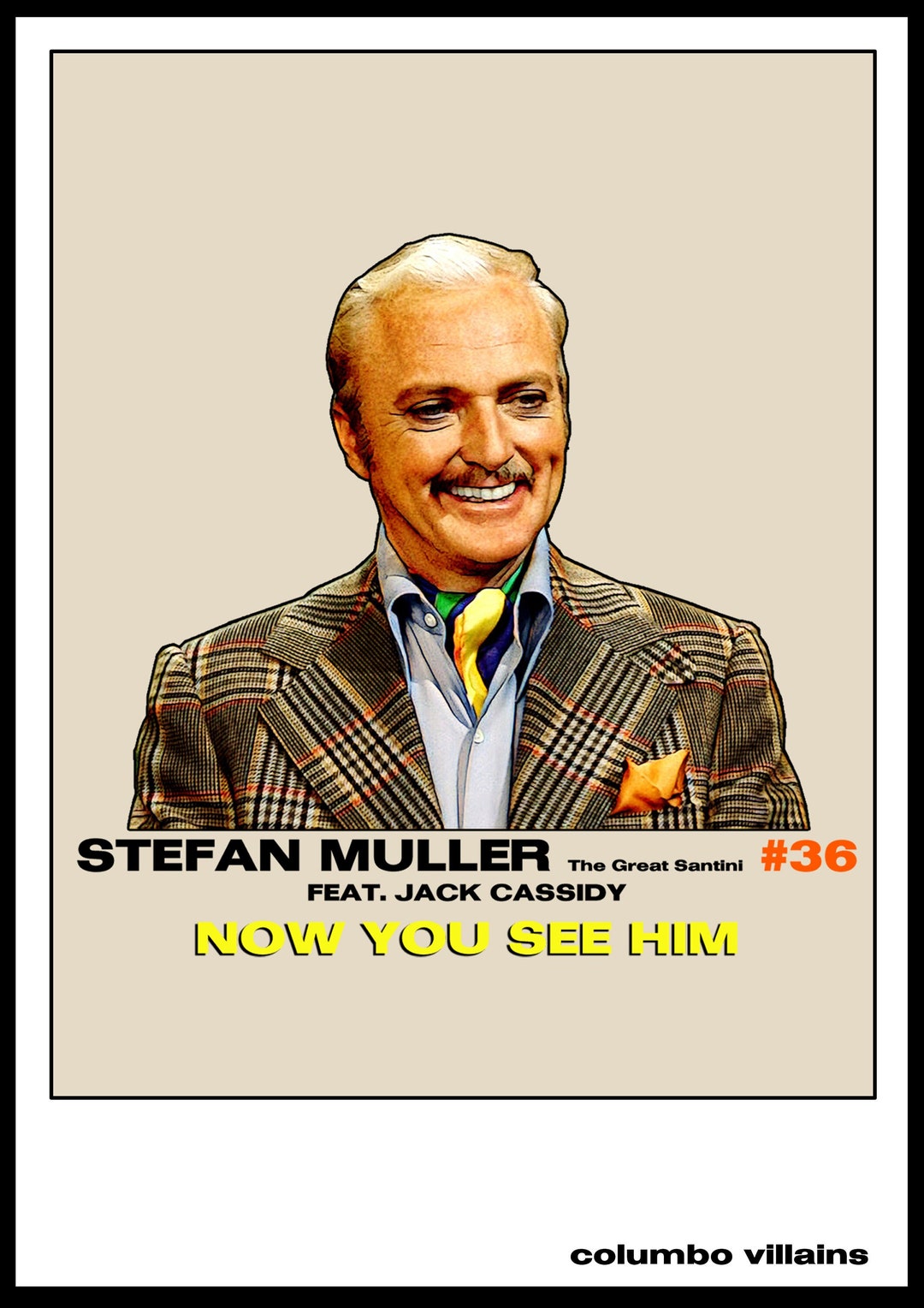 Columbo Villains: #36 the Great Santini A4 - Etsy