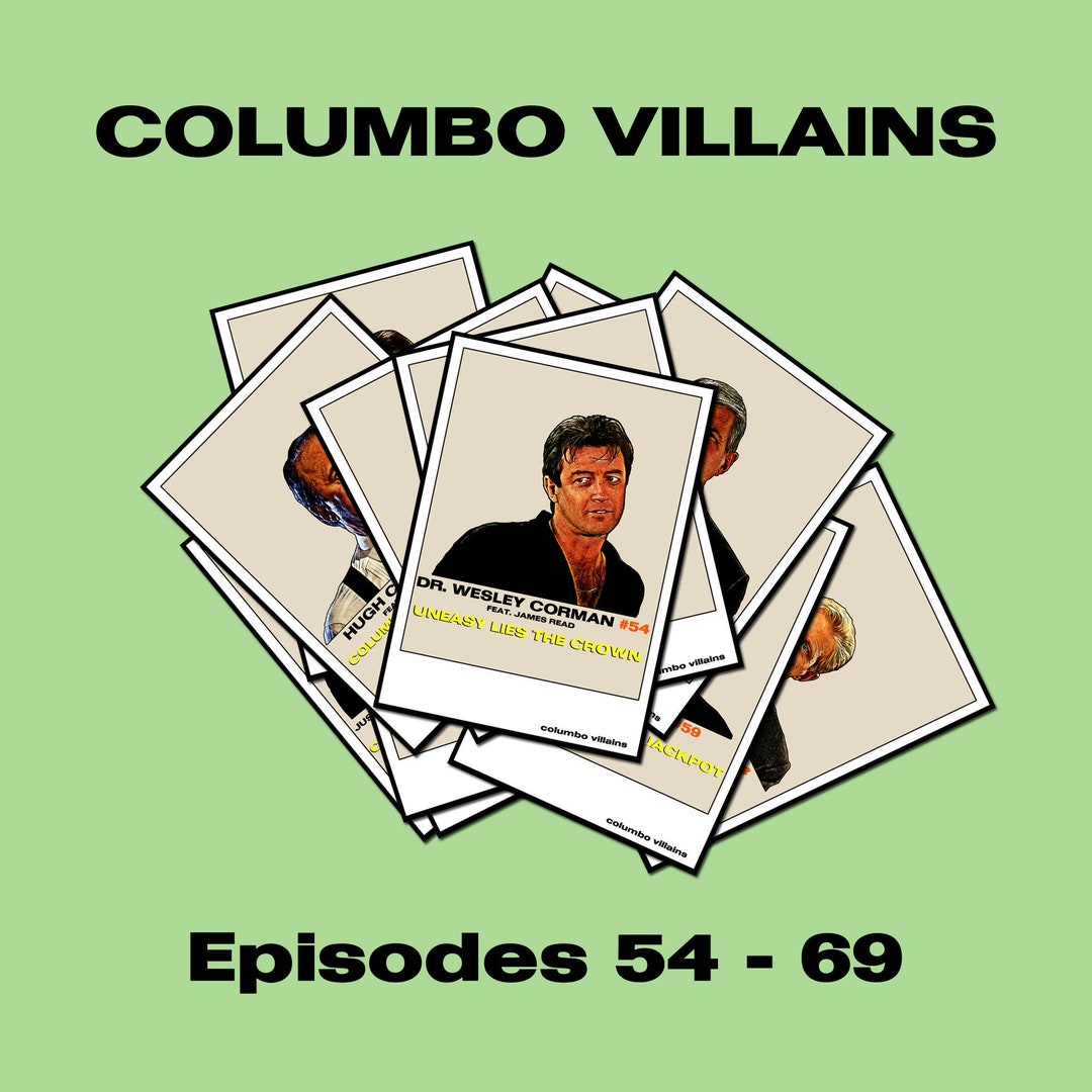 Ep - 54-69. Columbo Villains Postcard PDF Download - Etsy