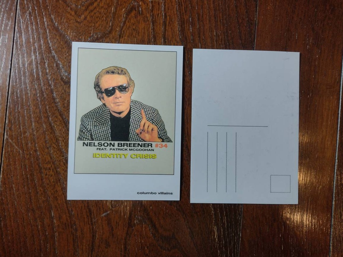 Postcard Columbo Villains. Complete Set. - Etsy