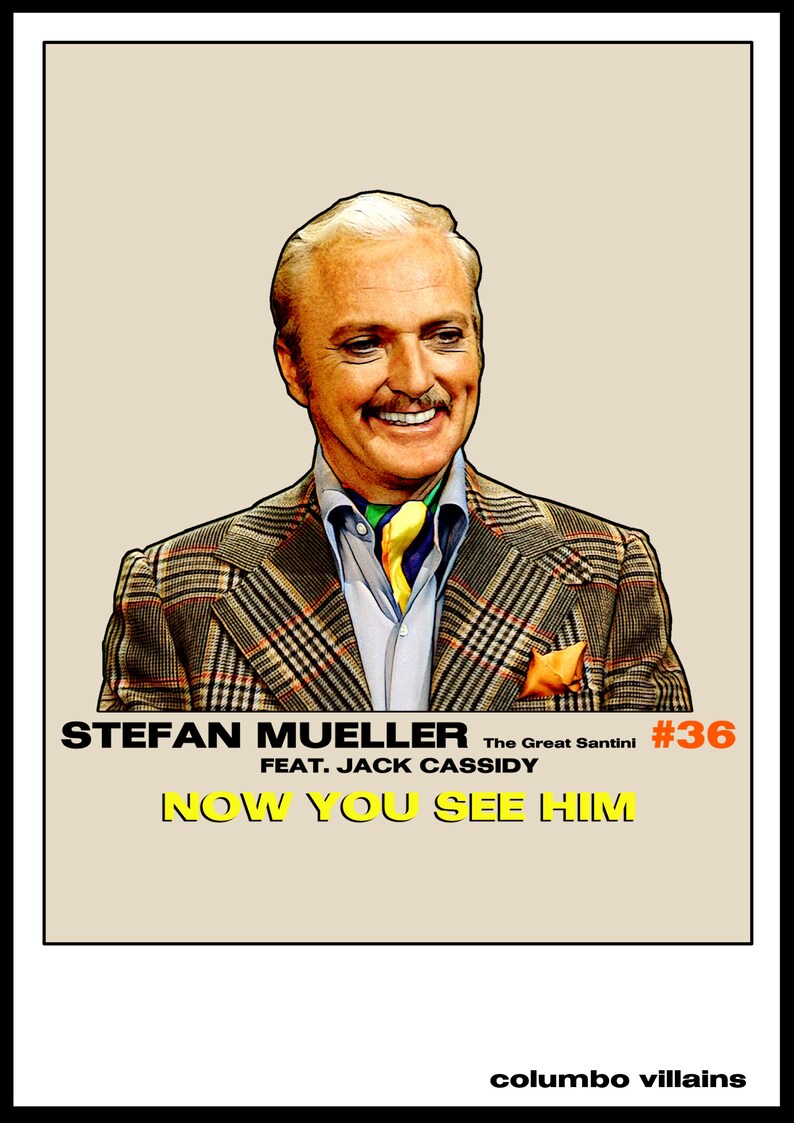 Columbo Villains: A4 - Choose Any 10 - Etsy