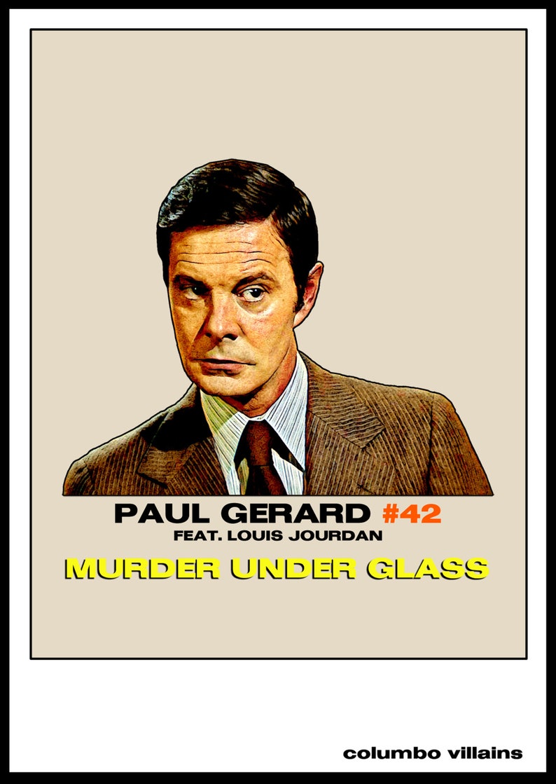 Ep 38-53. Columbo Villains Postcard PDF Download - Etsy