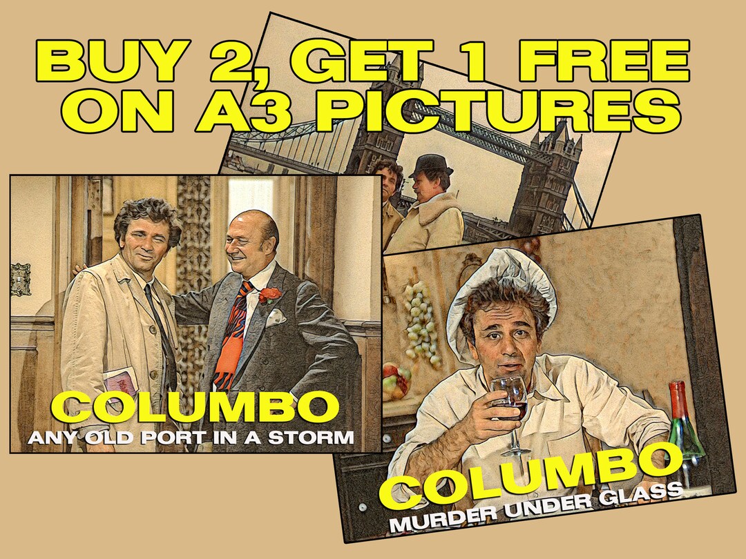 Columbo: A3 Posters - Buy 2 Get 1 Free. Posters, Originals, 80s, 70s ...