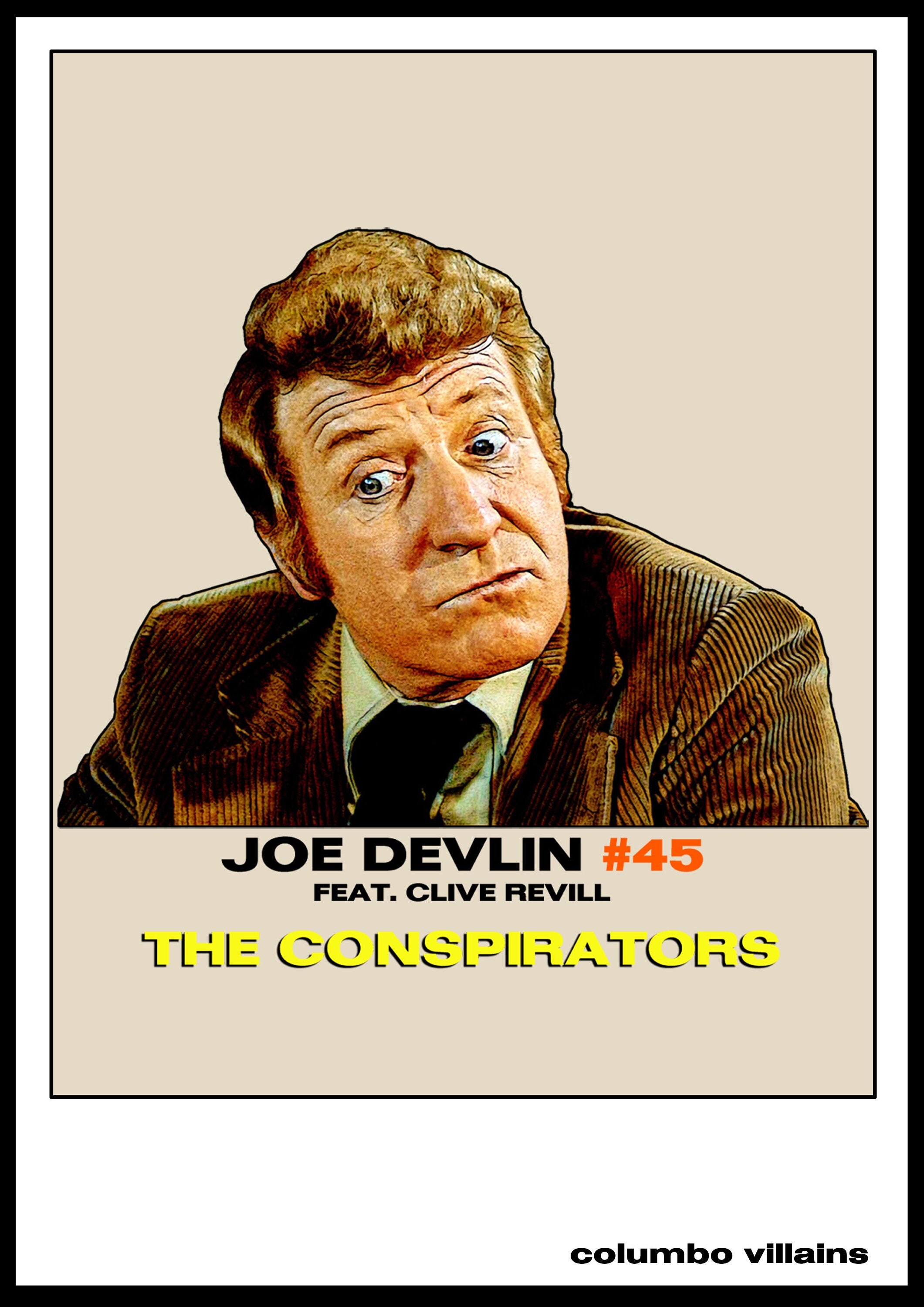 Columbo Villains: 45 Joe Devlin A4 - Etsy