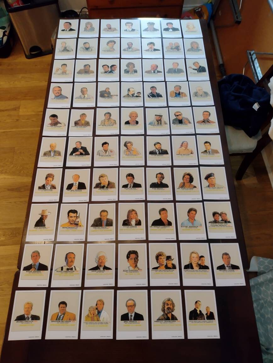 Postcard Columbo Villains. Complete Set. - Etsy