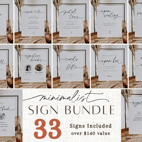 Diy Wedding Signs - Etsy