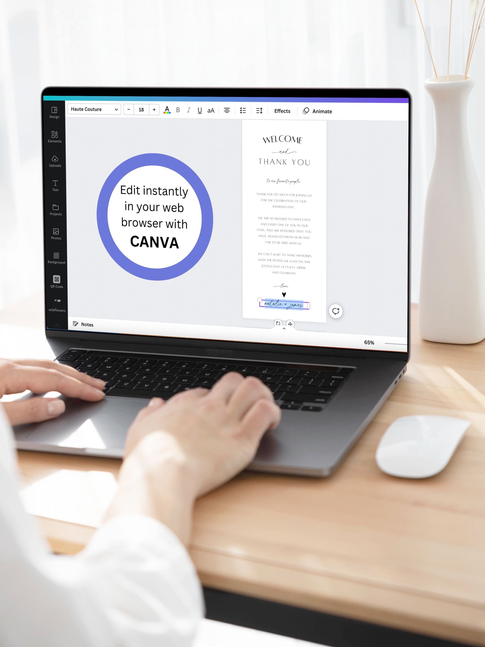 Wedding Welcome Place Card Template Wedding Thank You Napkin Note ...