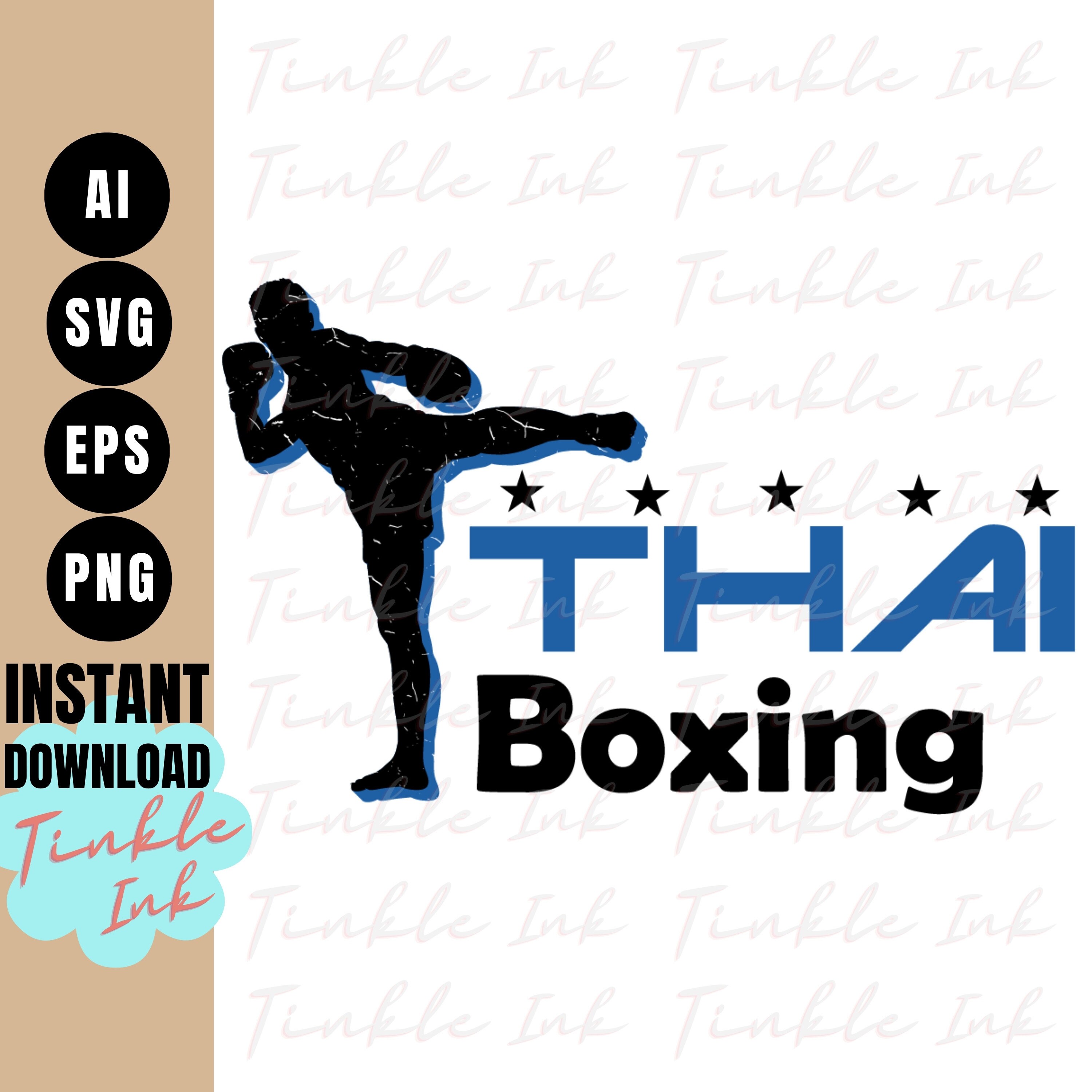 Muay Thai Svg Karate Svg Martial Arts Svg Kickboxing Svg - Etsy