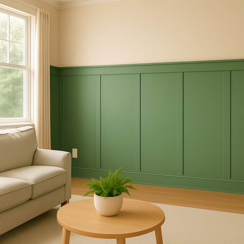 Shaker Wall Paneling Kit: Ready Assemble Wainscoting, Primed - Etsy