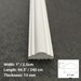 Wall Molding Panel Set, Primed and Paintable, Ideal for Home Interior ...