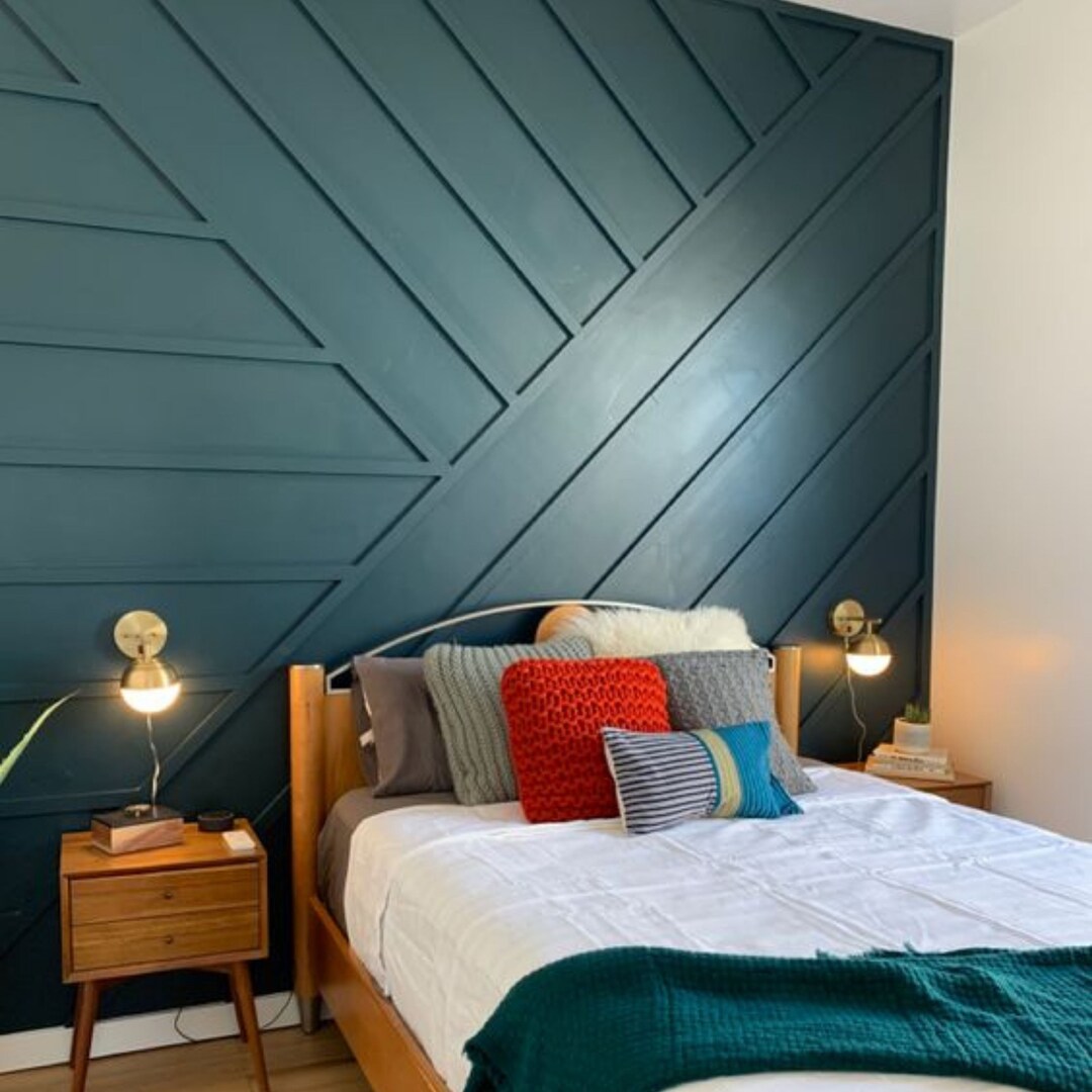 Primed White Polystyrene Wall Moulding Decorative Wall Paneling 4 Cm ...