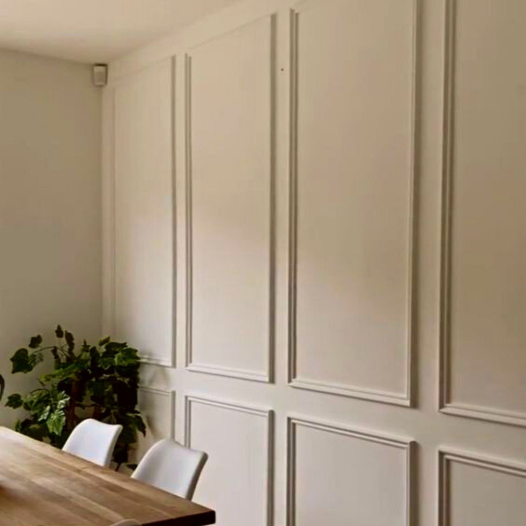 Wall Molding Package Ready to Assemble, Pre-cut Factory Primed, Wall ...