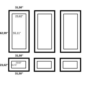 Wall Molding Package Ready to Assemble Wall Paneling Kit Pre-cut ...