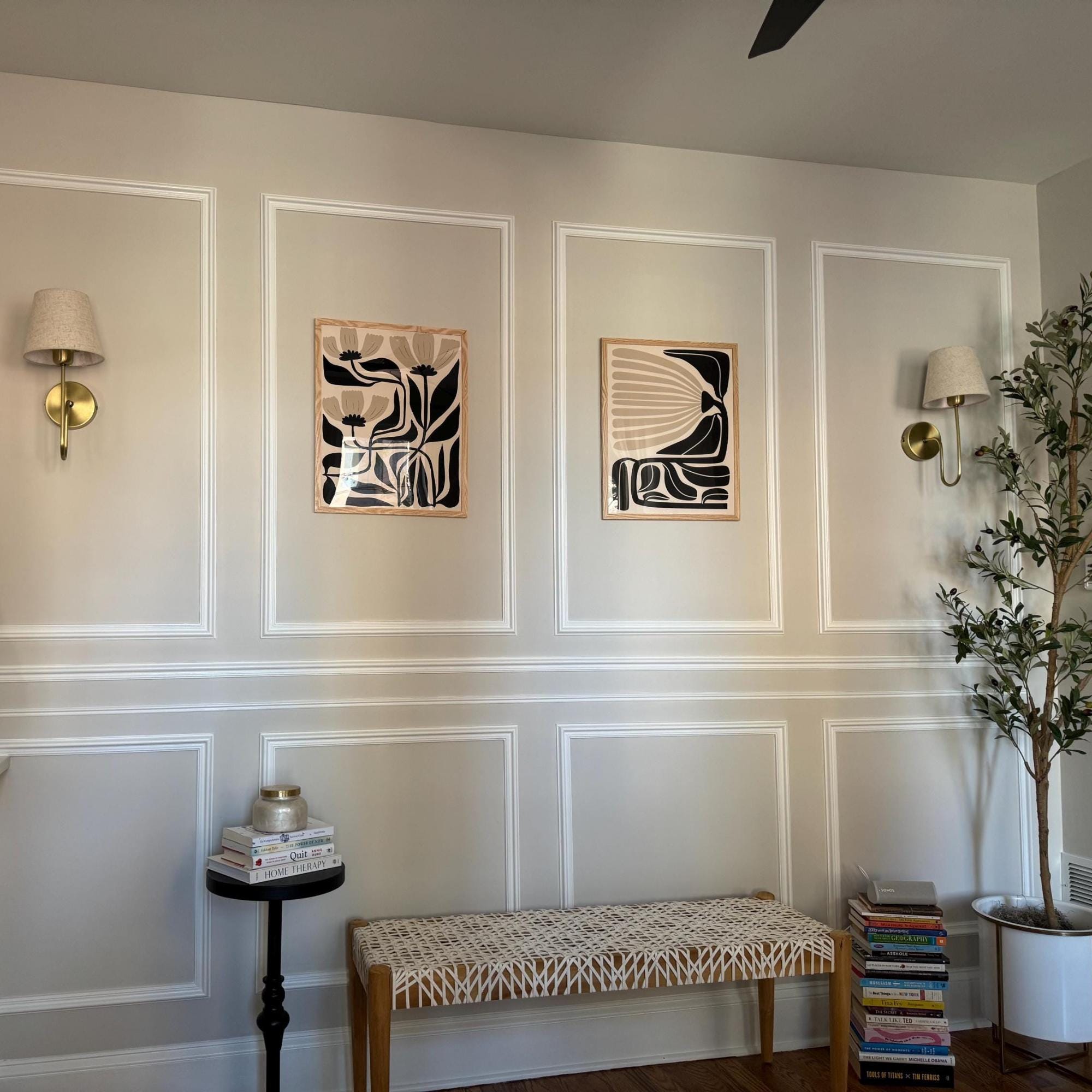 Ready-to-install Wall Molding Package, Living Room Pre-cut Factory ...