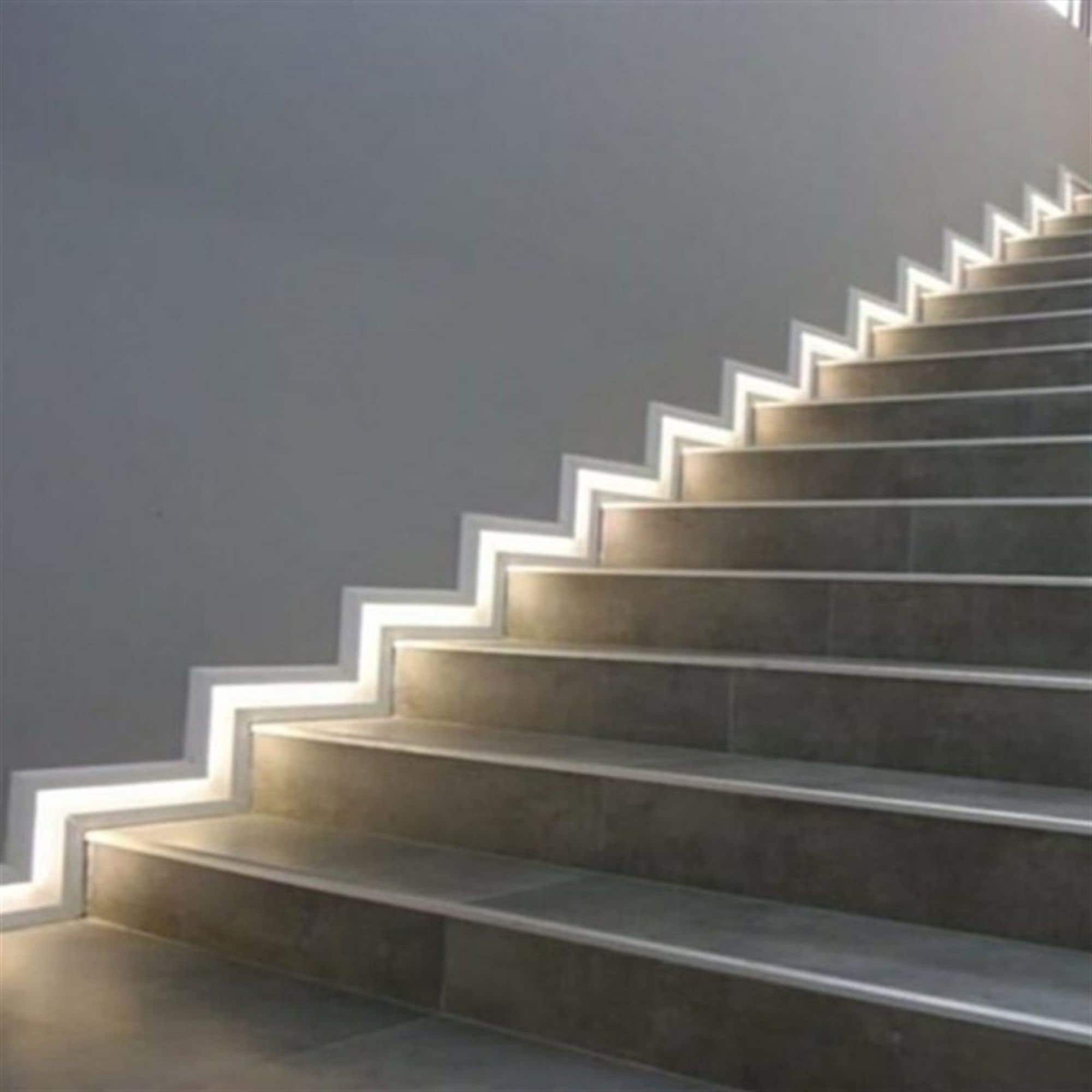 LED Light Insert Baseboard Molding: Waterproof Polymer Skirting Board ...