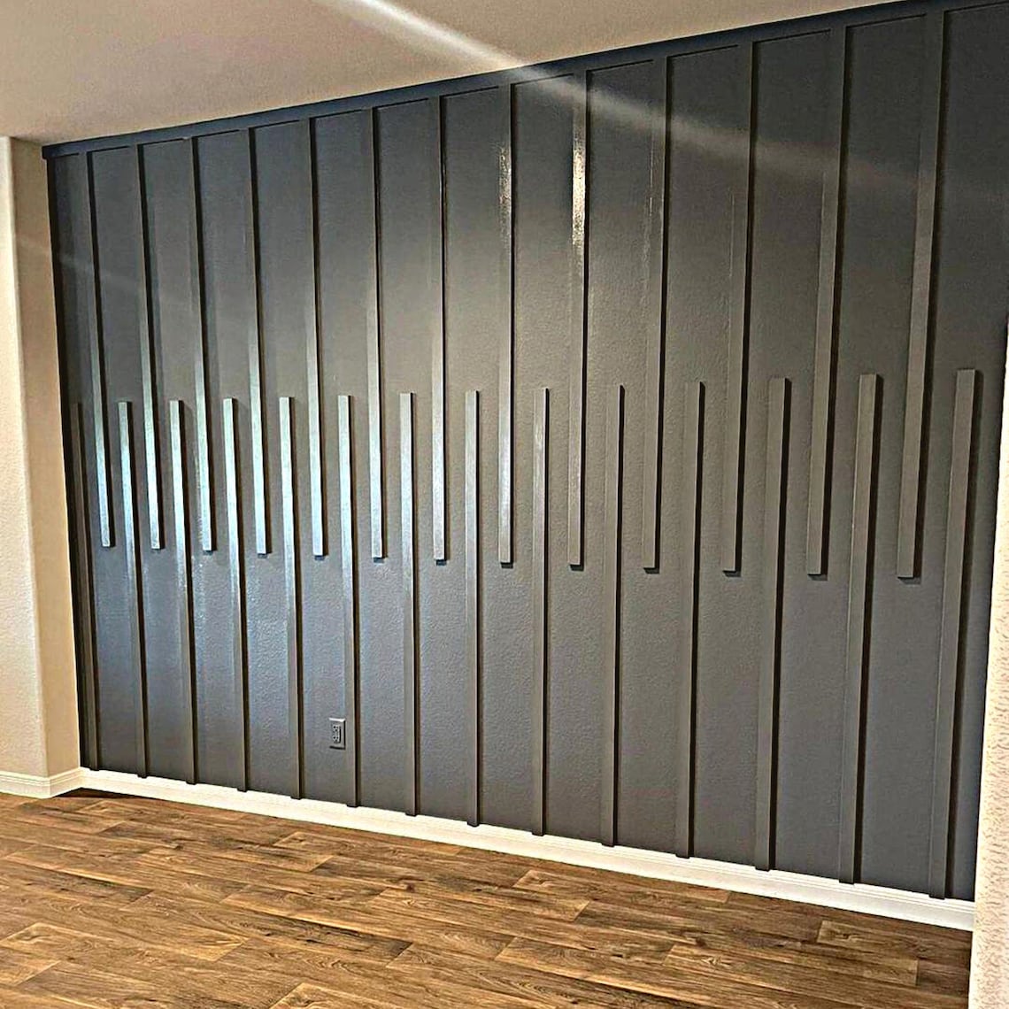 Ready to Assemble Wall Moulding Kit Flat Wall Paneling Kit - Etsy Canada