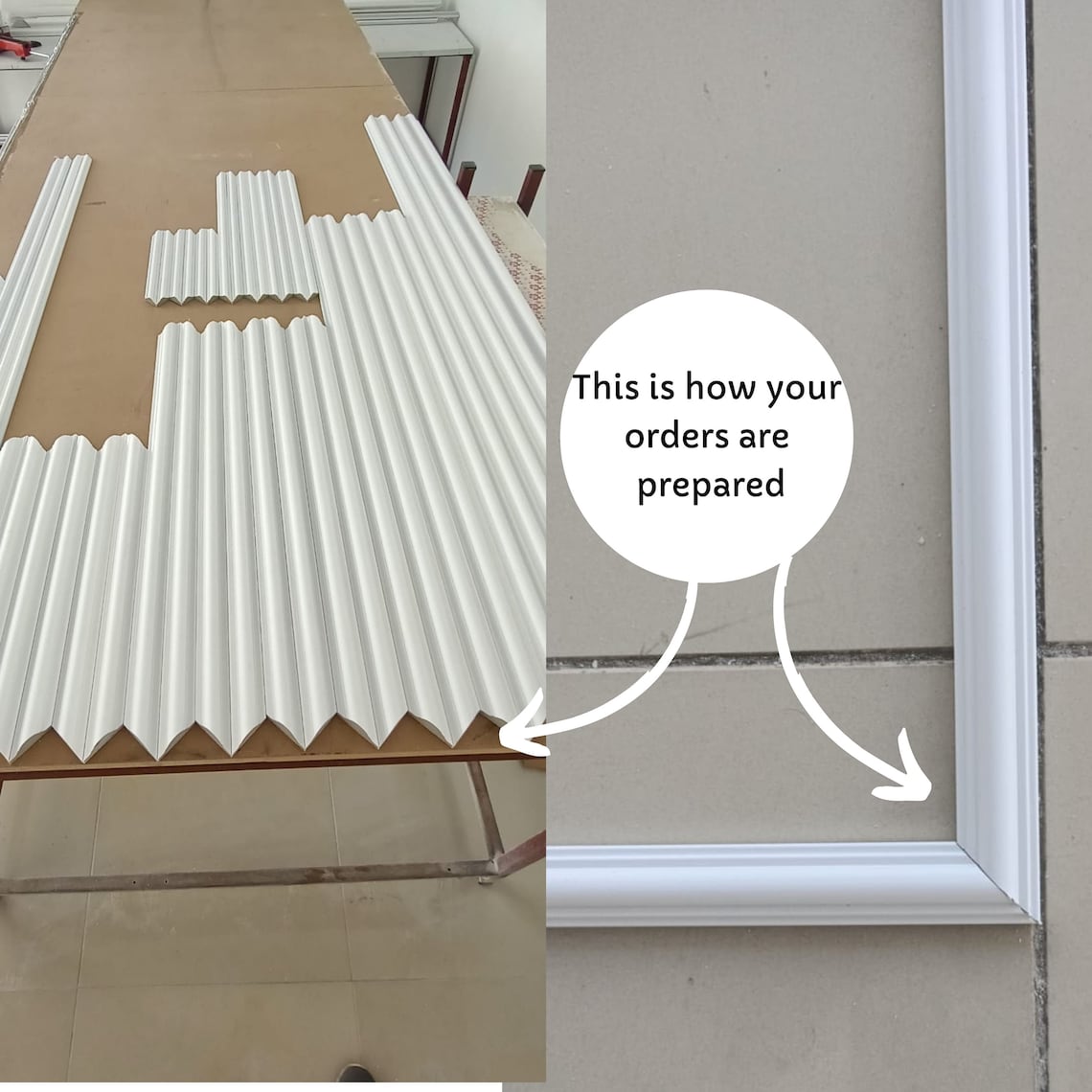 Ready to Assemble Wall Moulding Kit Flat Wall Paneling Kit - Etsy