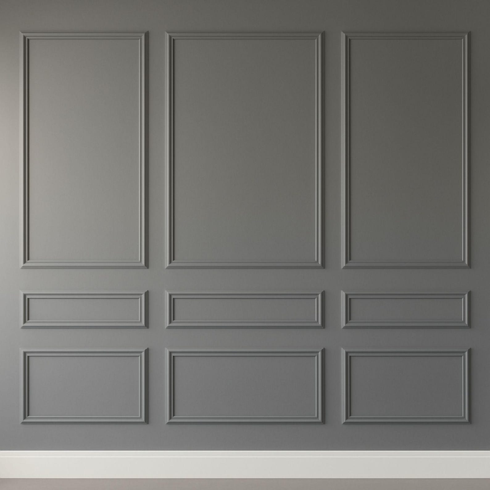 Ready-to-install Wall Molding Package, Pre-cut Factory Primed ...
