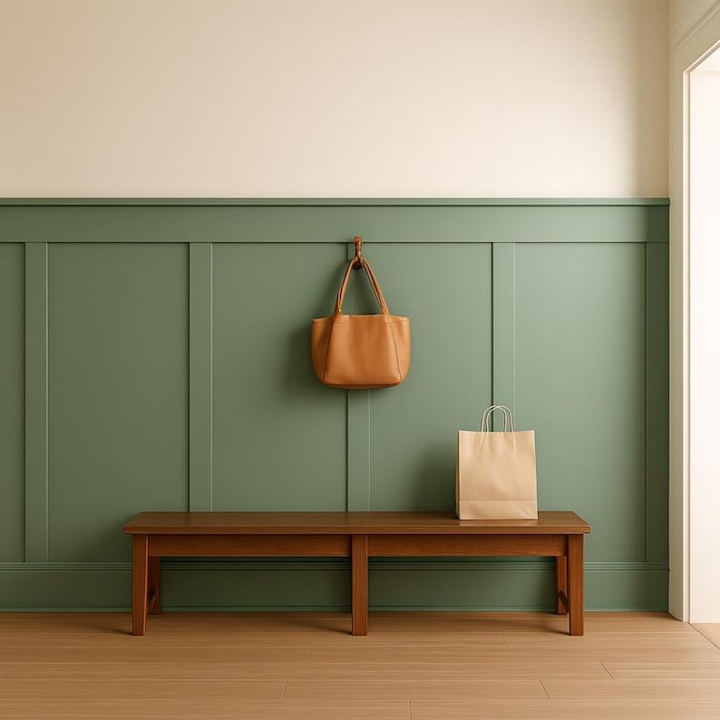 Shaker Wall Paneling Kit: Ready Assemble Wainscoting, Primed - Etsy