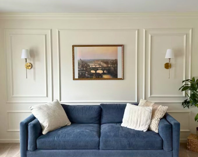 Wall Molding Panel Set, Primed and Paintable, Ideal for Home Interior ...