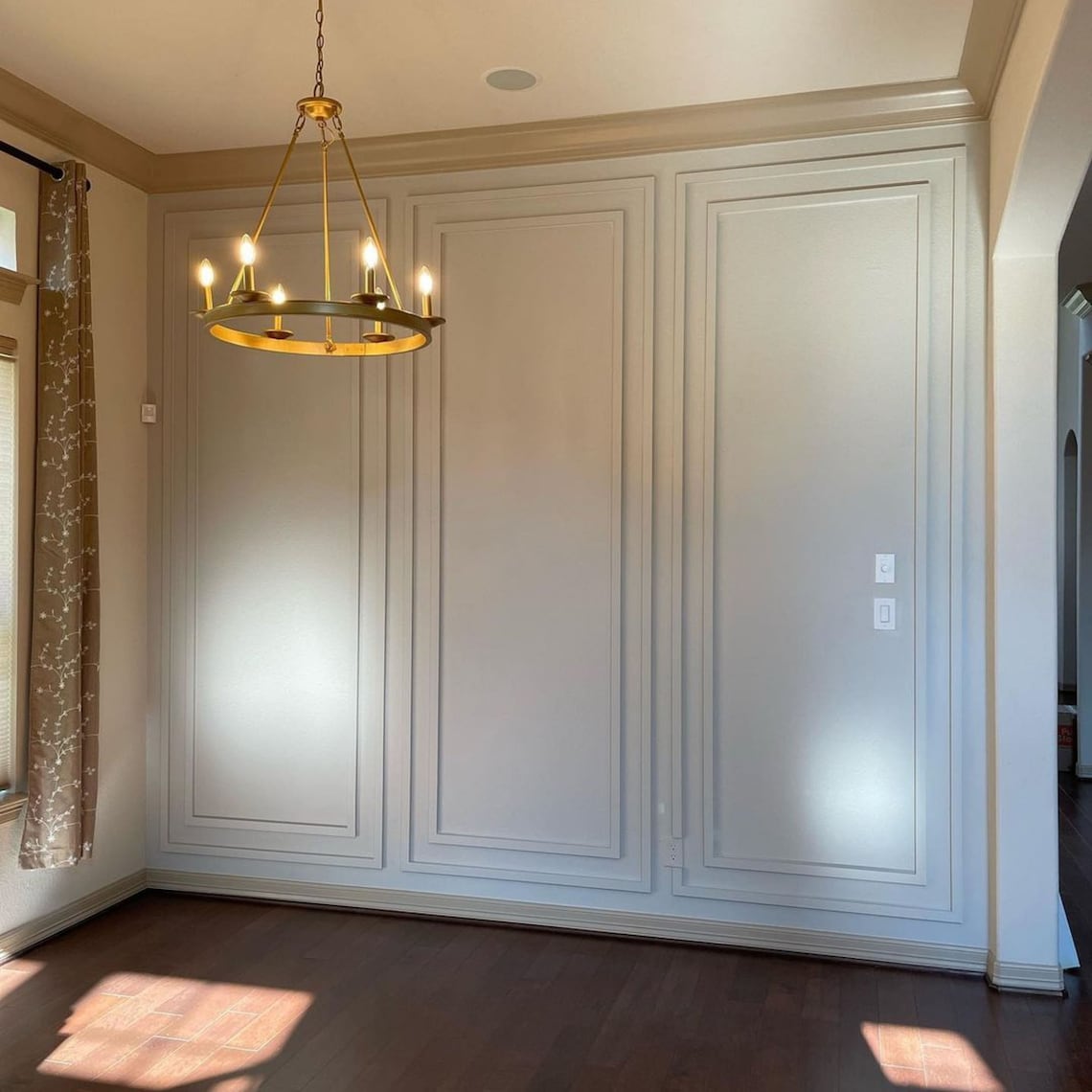 Ready to Assemble Wall Moulding Kit, Flat Wall Paneling Kit Wall ...