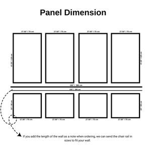 Ready-to-install Wall Molding Package, Living Room Pre-cut Factory ...