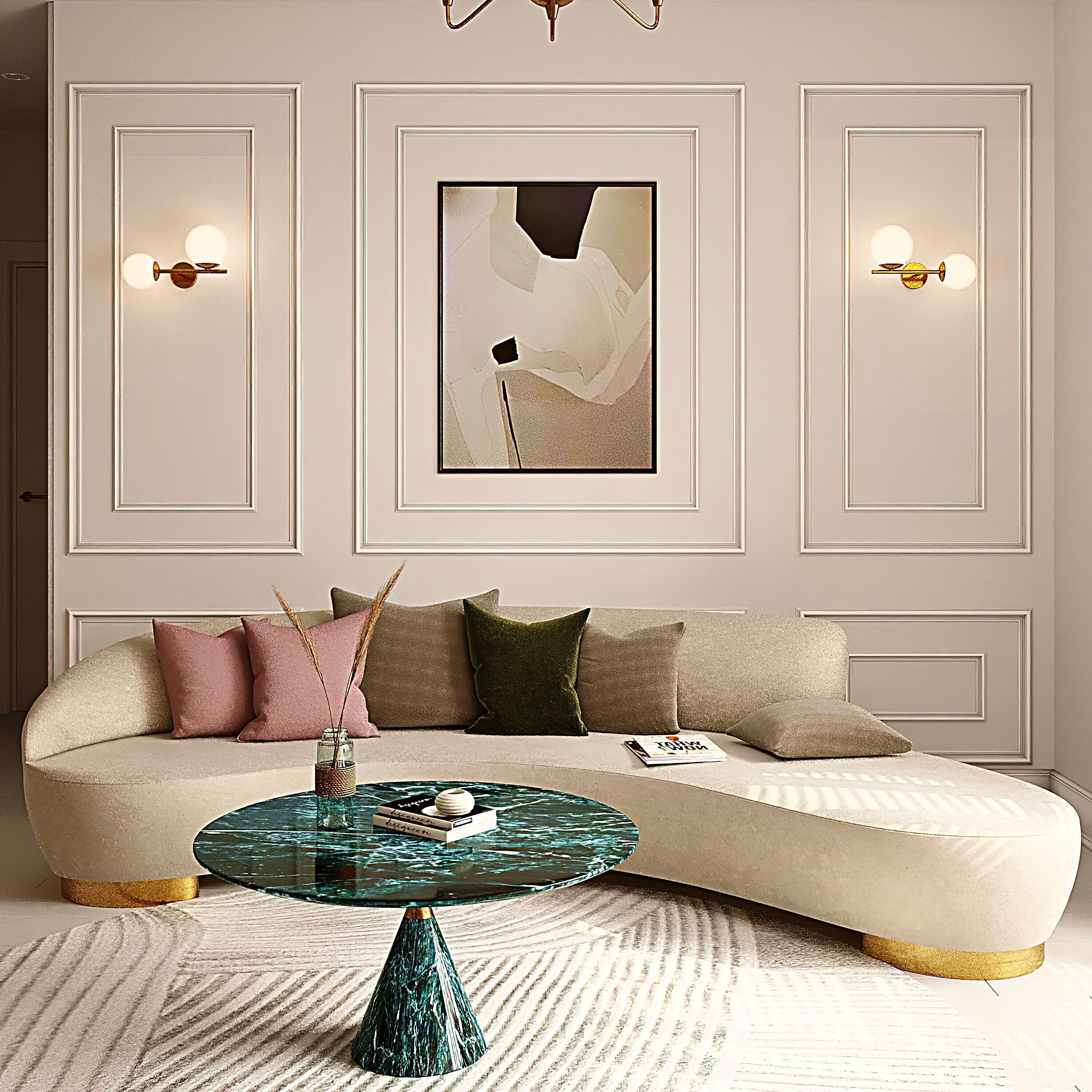 Primed Wall Moulding Kit Ready to Go Wall Paneling Kit Wall - Etsy UK