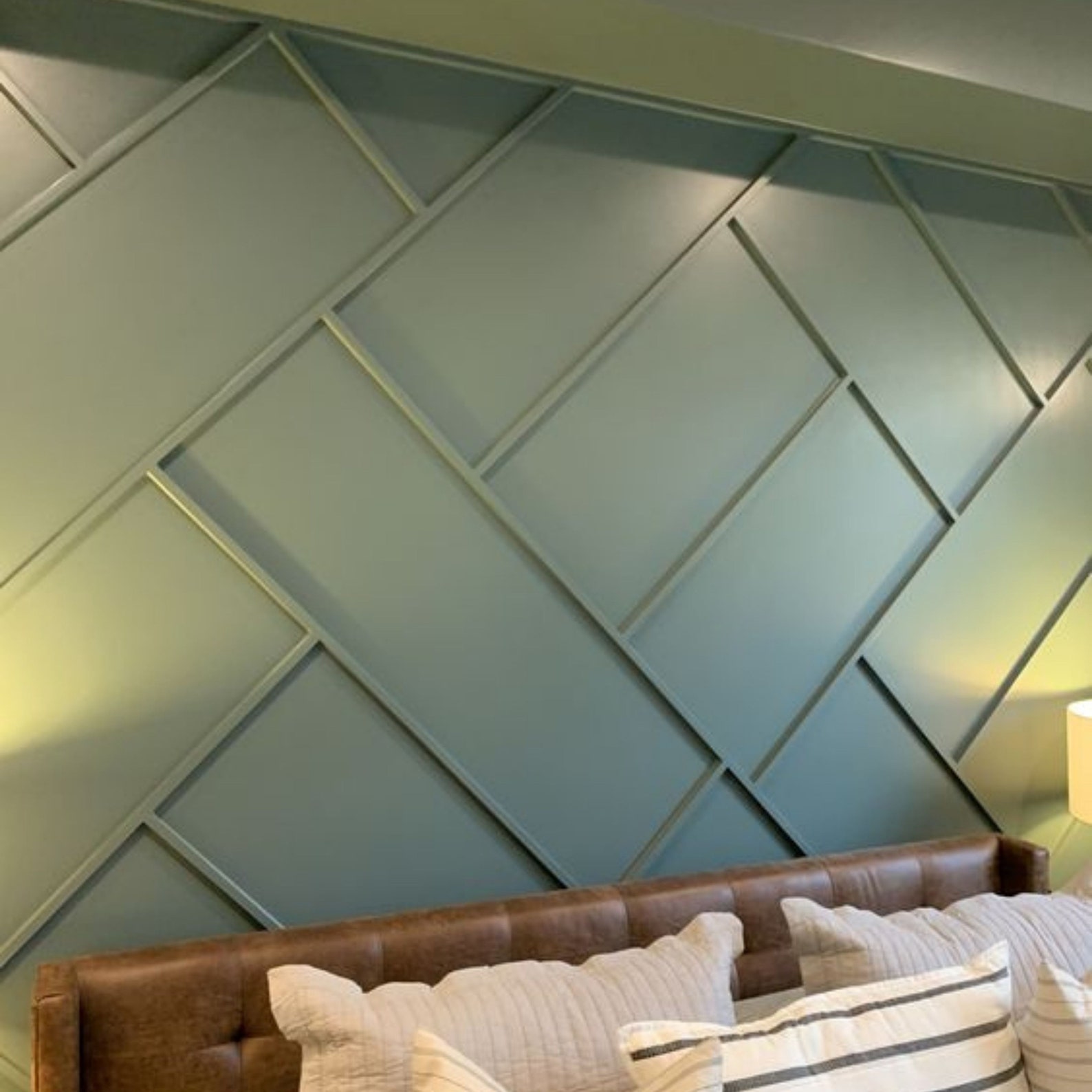 Primed White Polystyrene Wall Moulding Decorative Wall Paneling 4 Cm ...