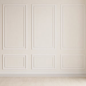 Wall Molding Package Ready to Assemble Wall Paneling Kit Pre-cut ...