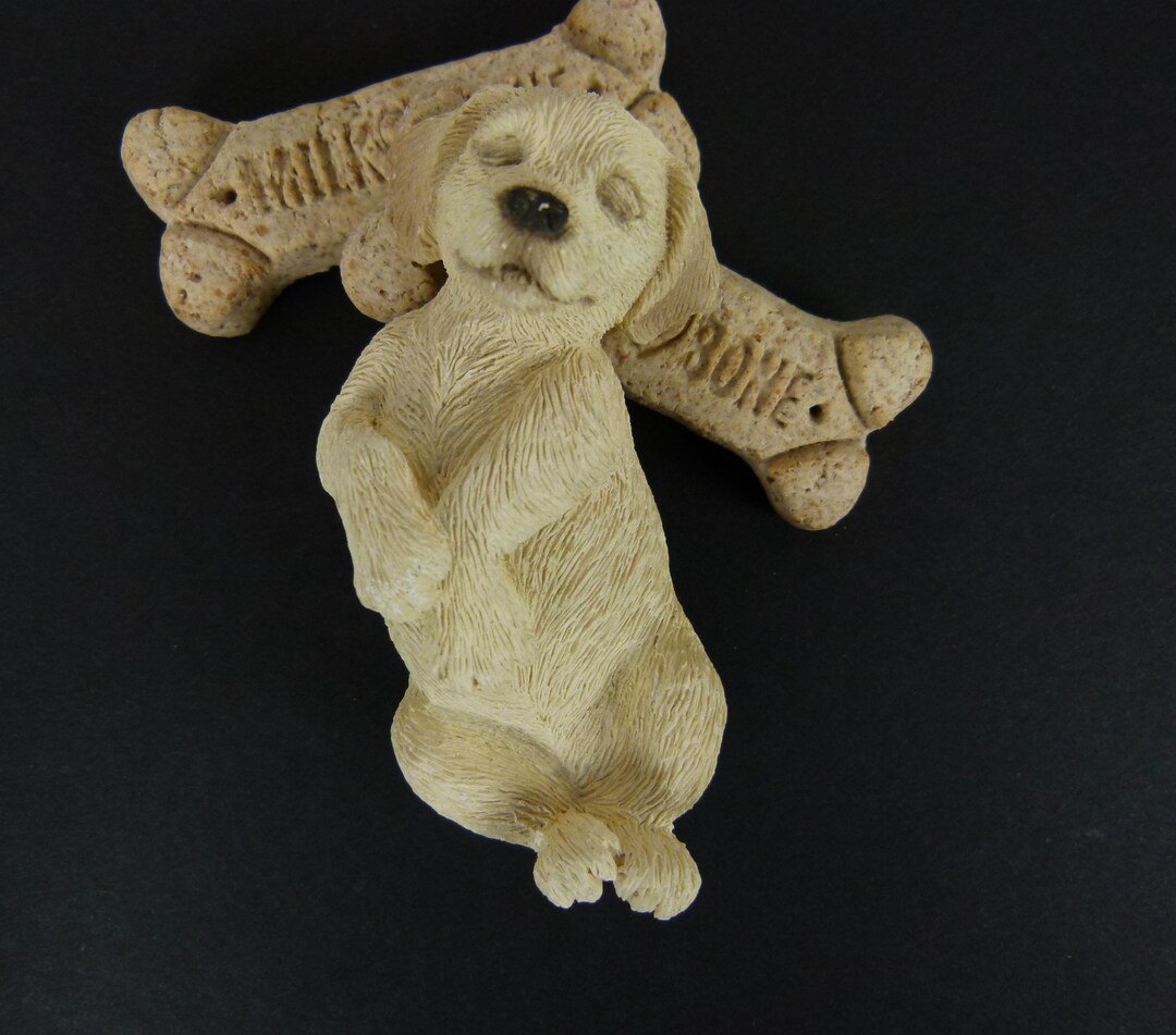 Vintage SANDICAST Sleeping Dog | Labrador Tan Puppy Lil' SNOOZERS | Lab ...
