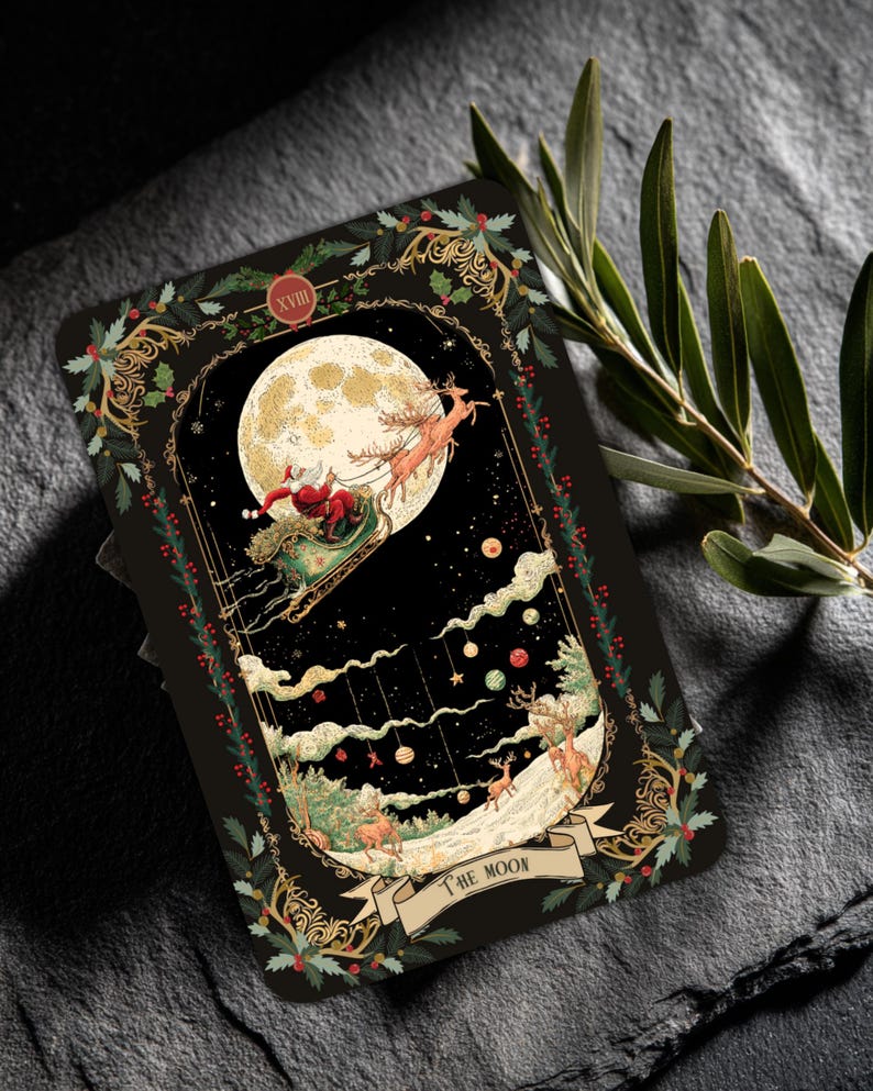 Winterbell Tarot Deck: 78 Christmas Theme Cards With Guidebook- Limited ...