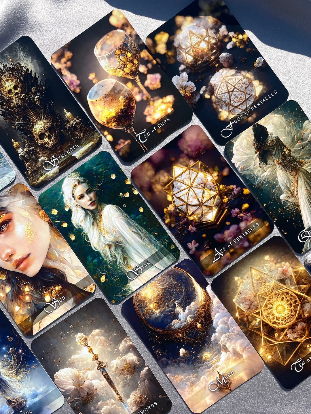 Dreamavenue Tarot Deck With Guidebook, Unique Tarot Cards, 78 Tarot ...