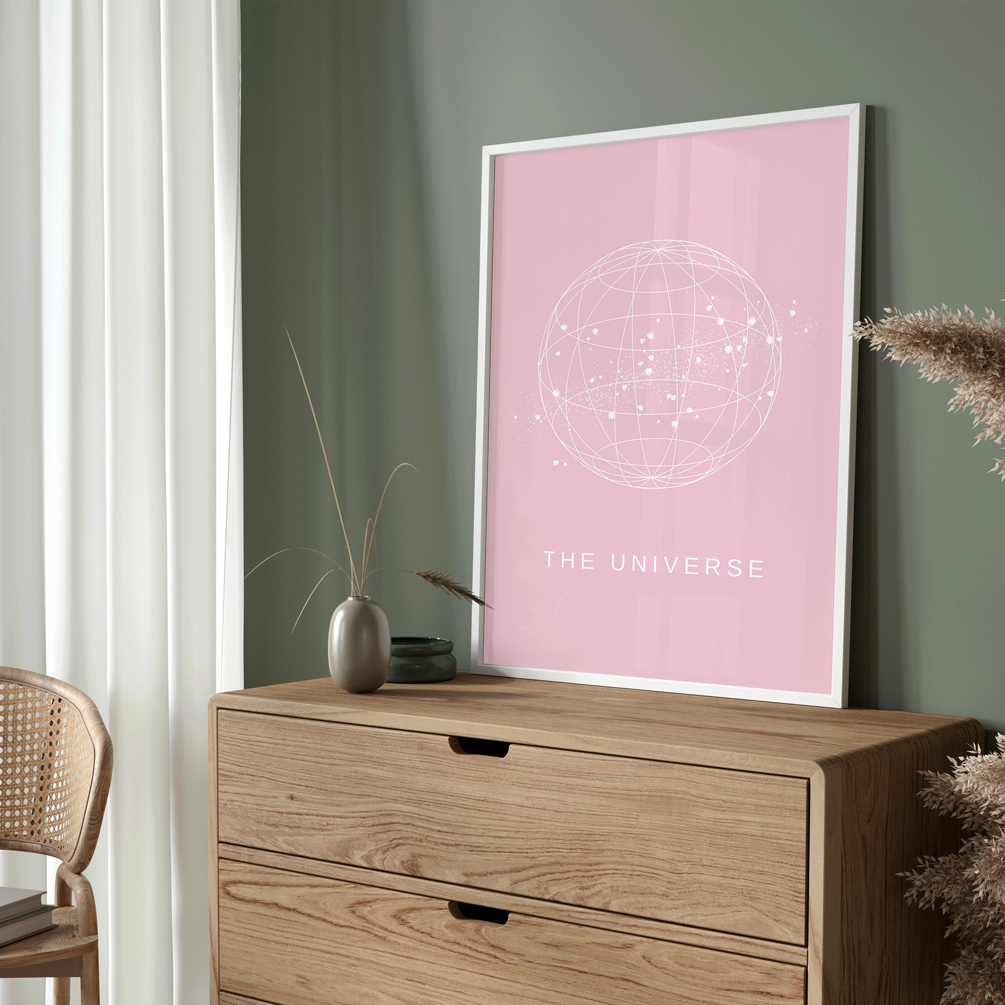 Pink Trendy Poster, Graphic Trendy Pink Art Prints, Retro Art, Y2k ...
