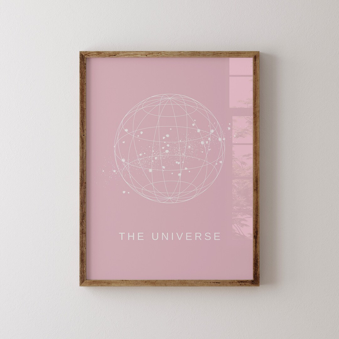 Pink Trendy Poster, Graphic Trendy Pink Art Prints, Retro Art, Y2k ...