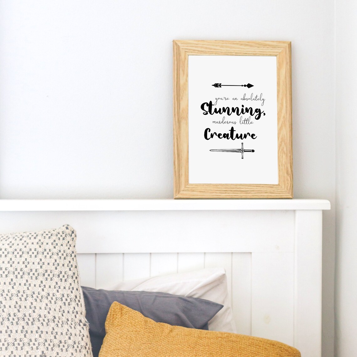 FBAA Printable Casteel Quote From Blood and Ash Wall Art - Etsy