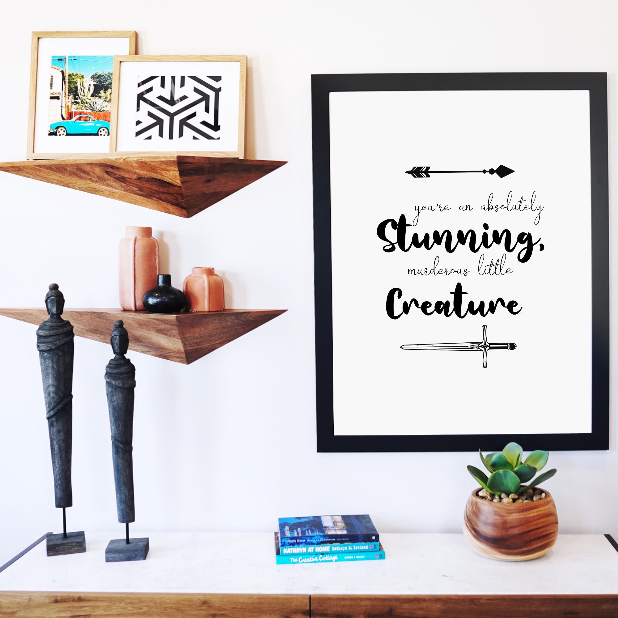 FBAA Printable Casteel Quote From Blood and Ash Wall Art - Etsy