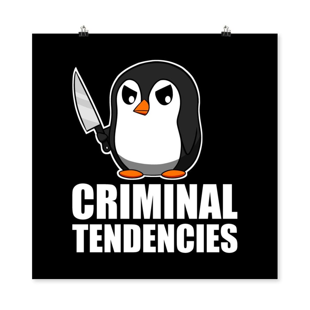 Criminal Tendencies Poster - Etsy