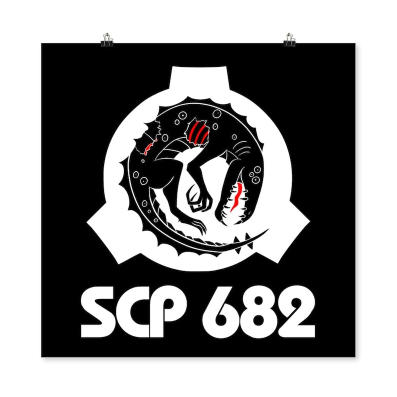 SCP 682 Poster - Etsy