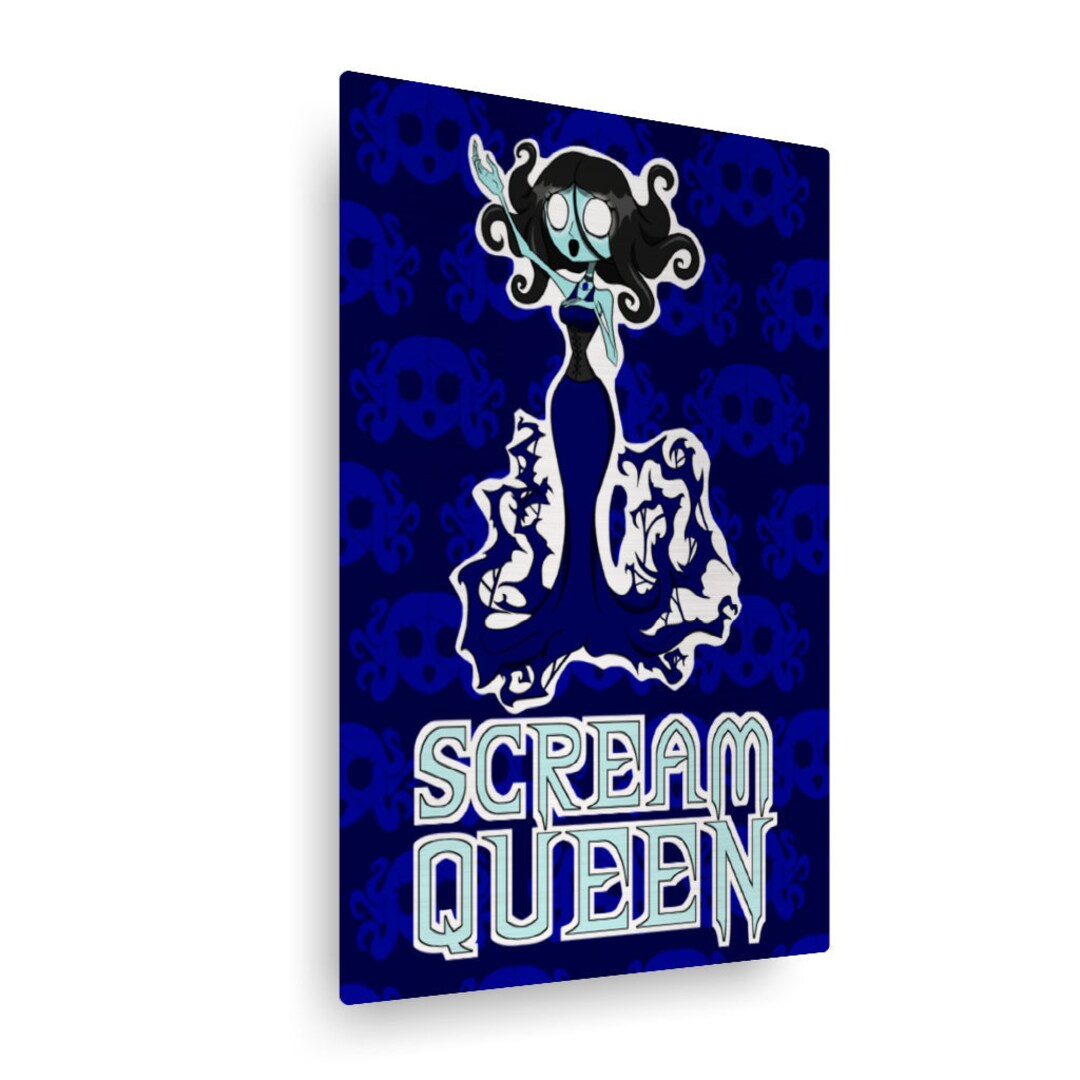 Scream Queen Banshee Metal Poster - Etsy