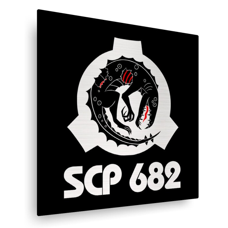 SCP 682 Metal Poster - Etsy