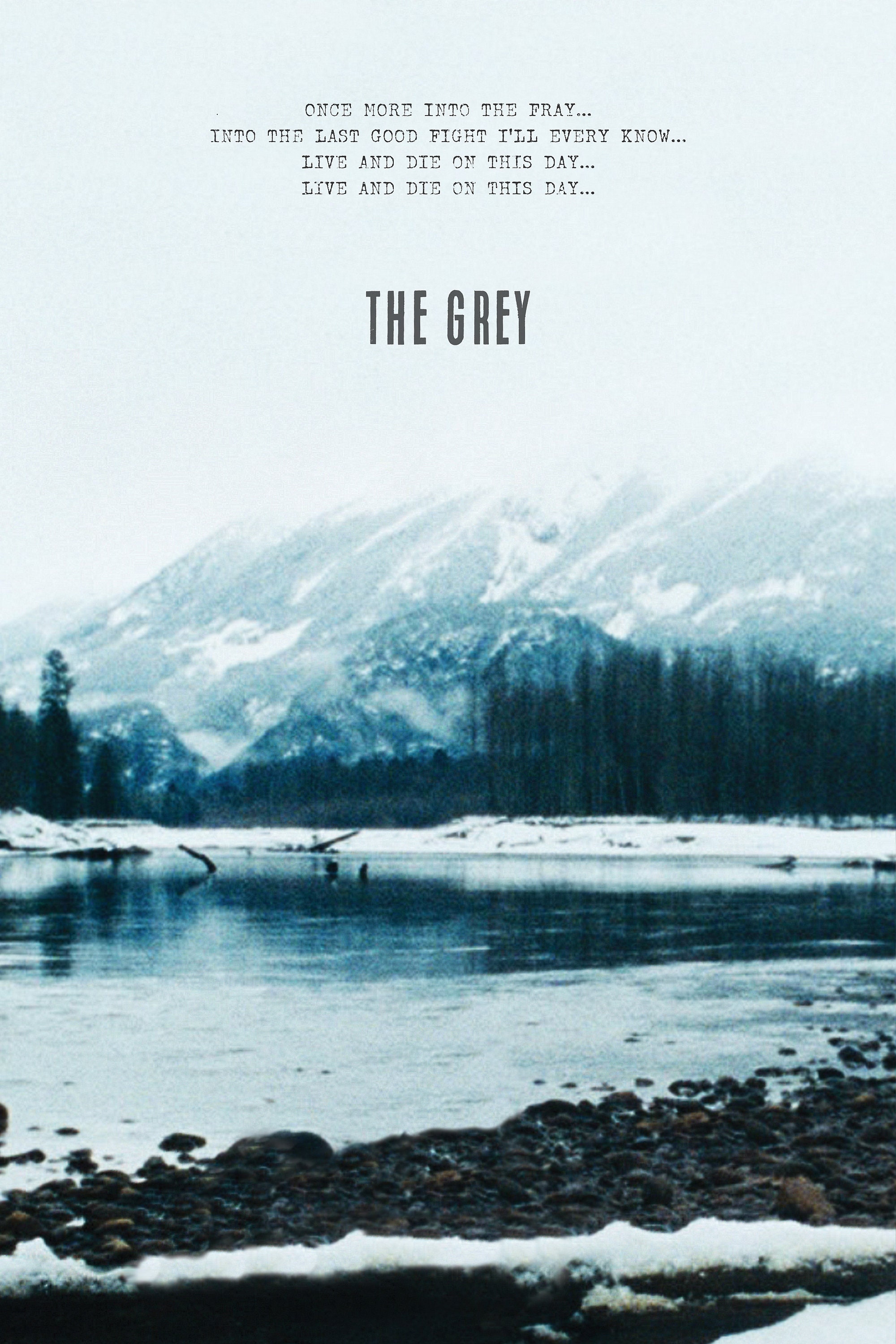The Grey Movie Poster Wall Art Minimalist Art Decor Film - Etsy