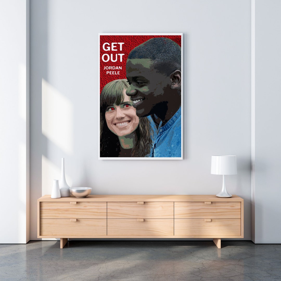 Get Out Movie Poster red Eyes Wall Art Minimalist Art - Etsy