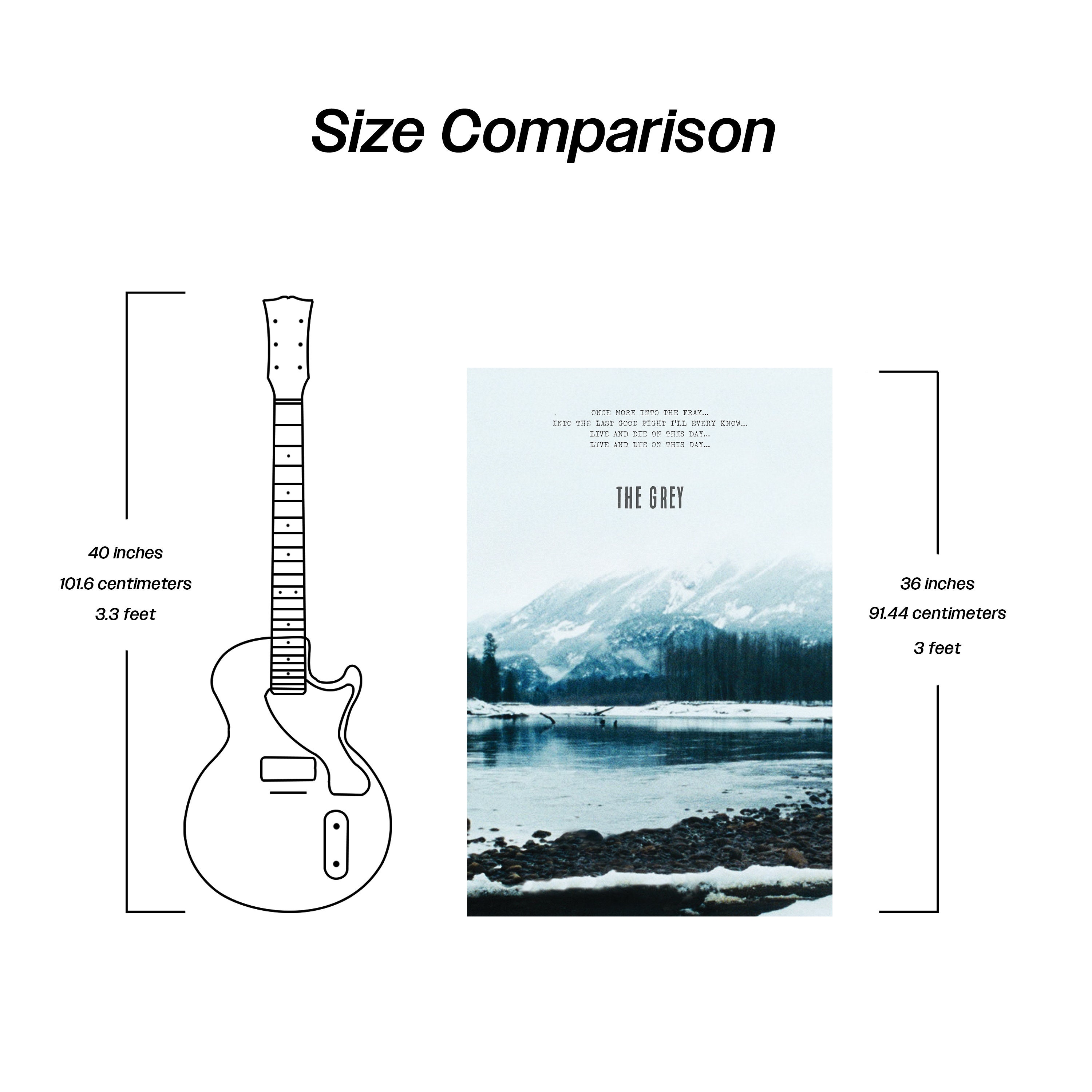 The Grey Movie Poster Wall Art Minimalist Art Decor Film - Etsy