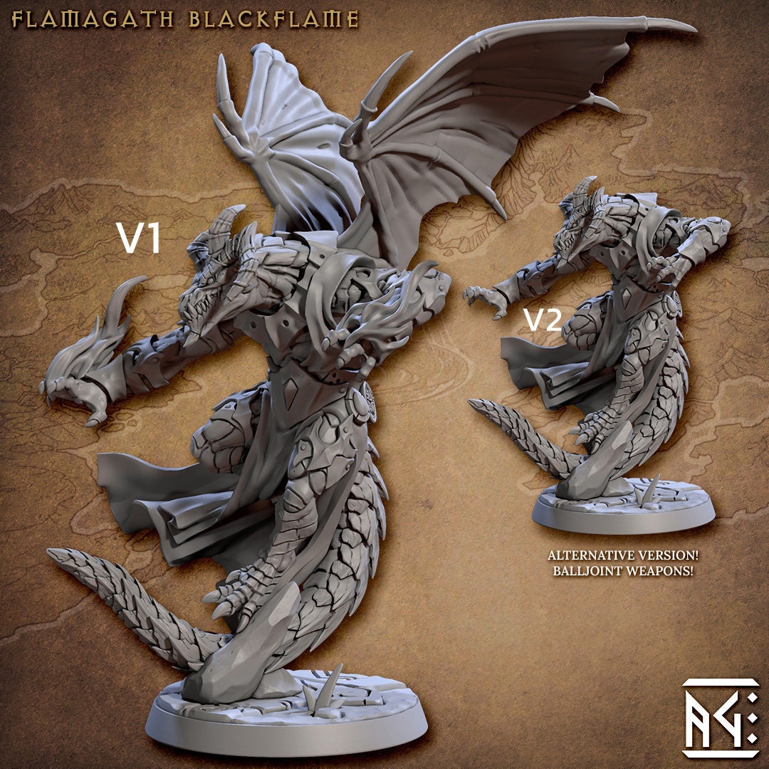 Flamagath (artisan Guild) Tabletop, RPG, Pathfinder, Dnd, Dragon, Hydra ...
