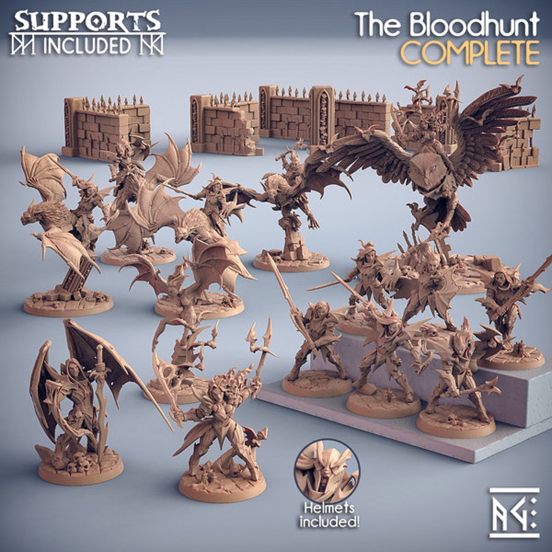 The Bloodhunt Set (artisan Guild) Tabletop, RPG, Pathfinder, Dnd ...